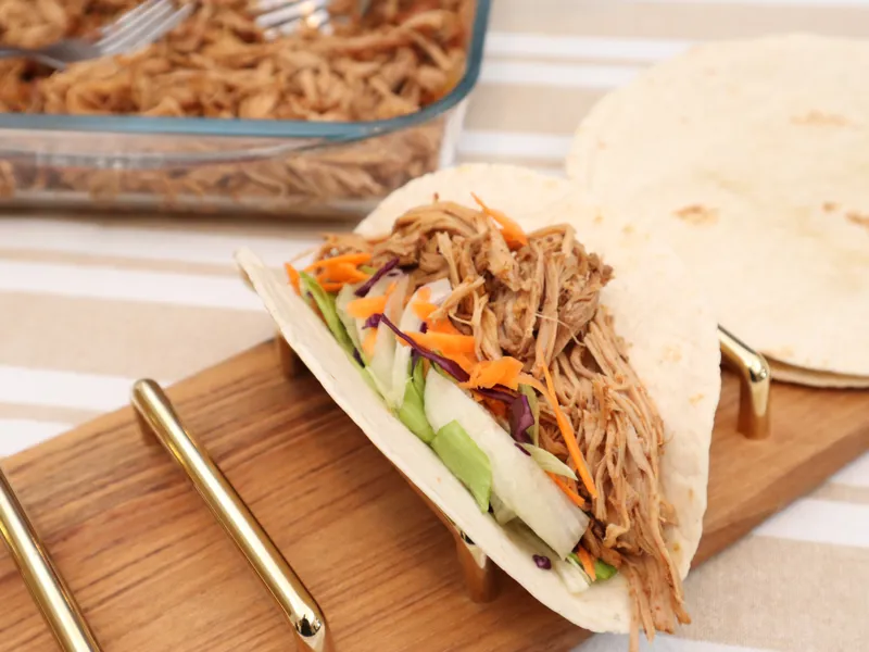 Pulled pork soft tacos - Uppskriftasafn Erlu Steinu